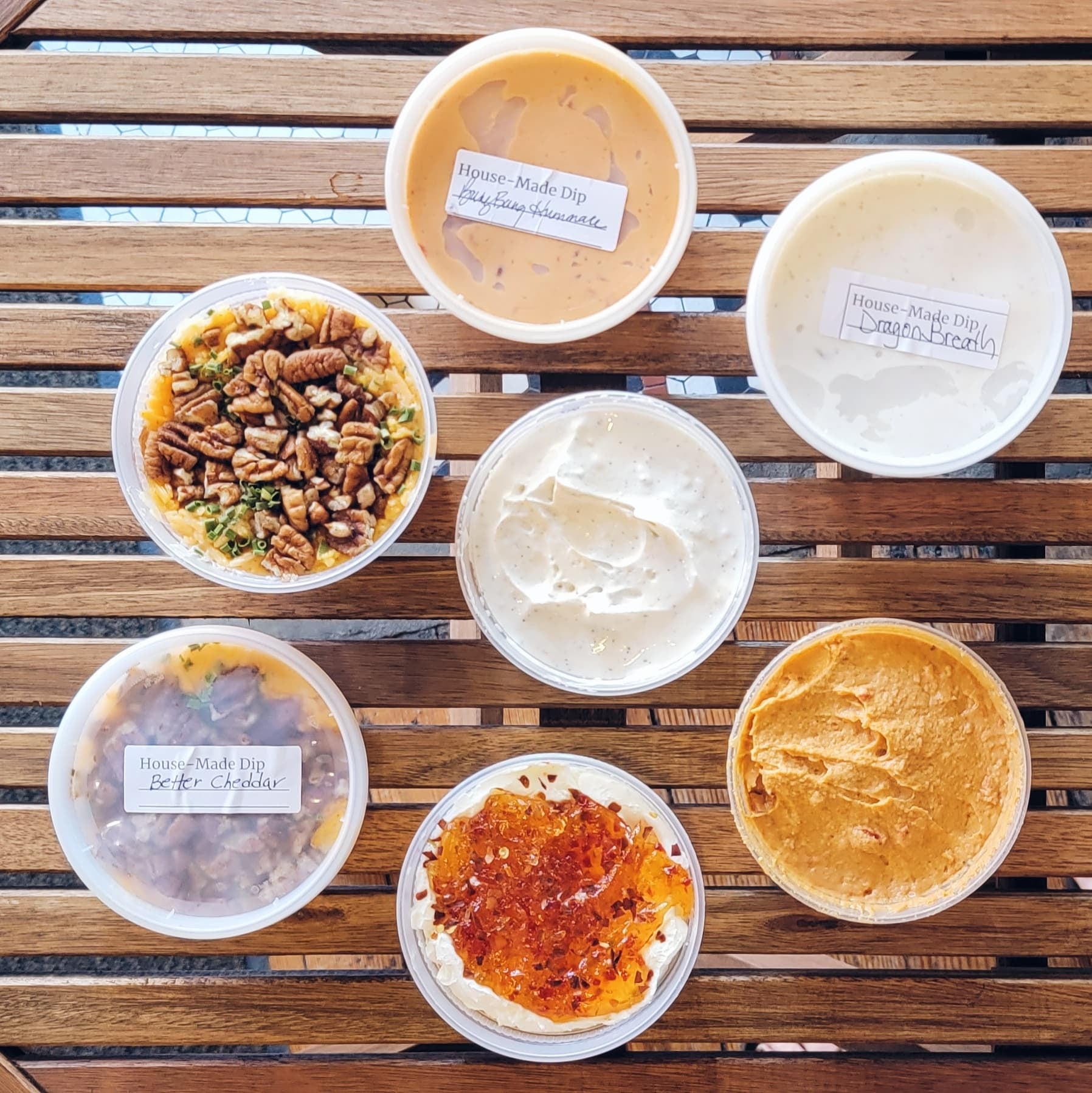 House-Made Dips - Valentine's | Sisters In Cheese